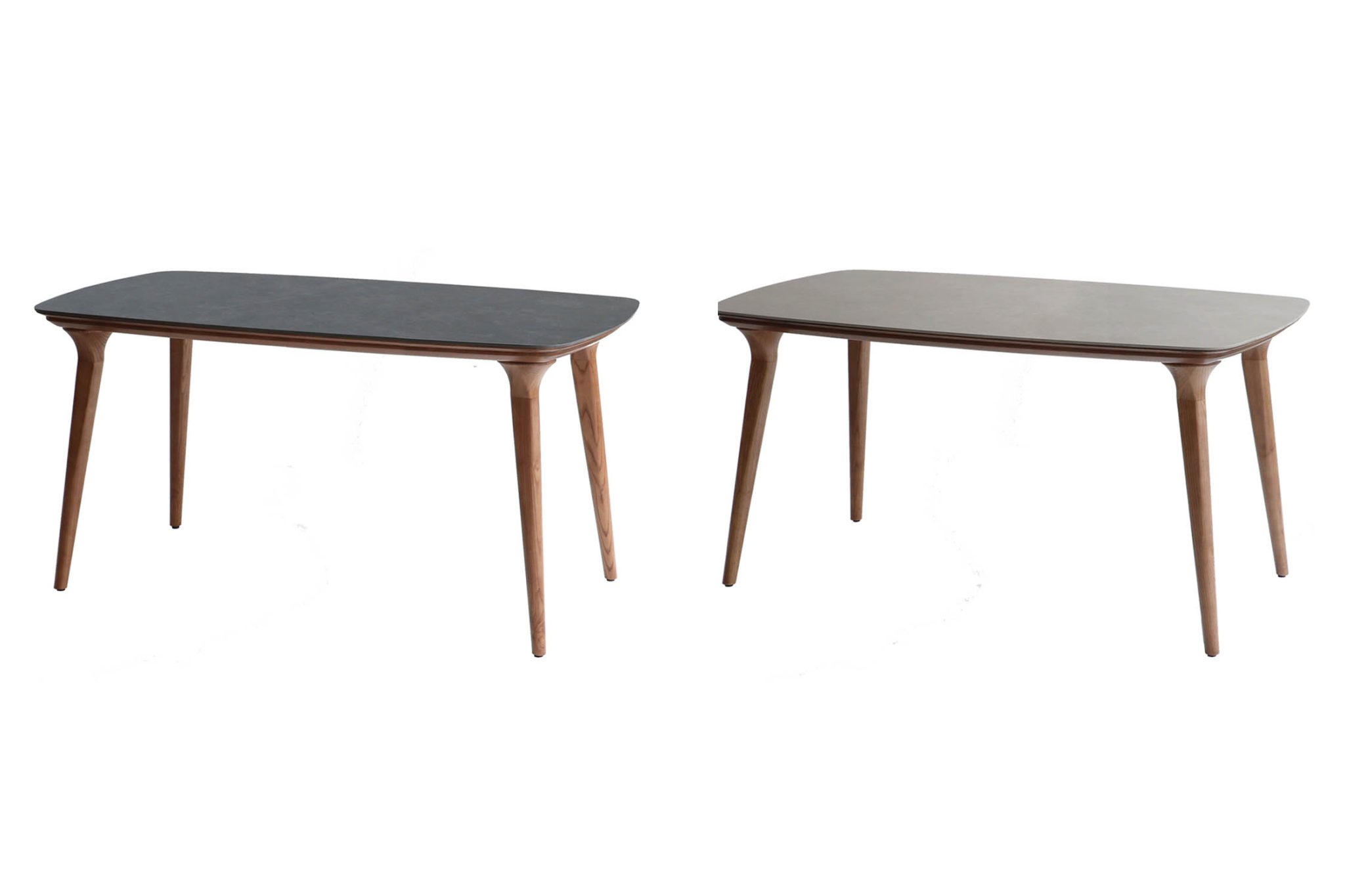 新商品：天然素材のセラミックと木を組み合わせたダイニングテーブルEtna(エトナ）- 市場株式会社